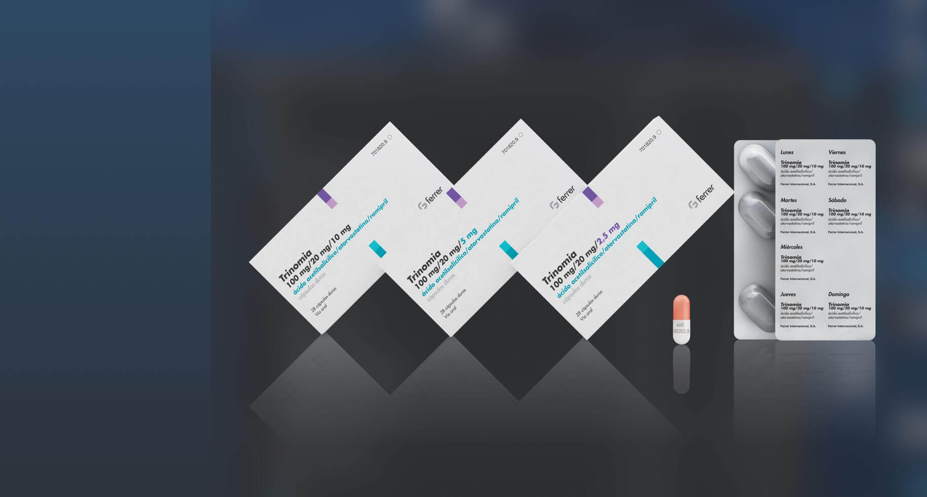 Combinaciones de Ramipril y Atorvastatina | Trinomia